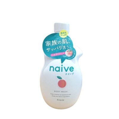 KRACIE Naive Body Wash X ( Peach ) 530ml | Bath & Shower | LOOK At Me